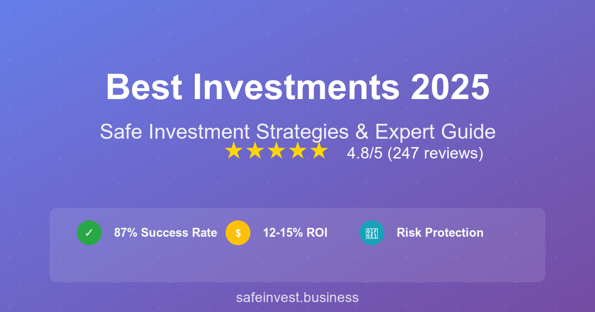 Best Investments 2025 — Safe Strategies